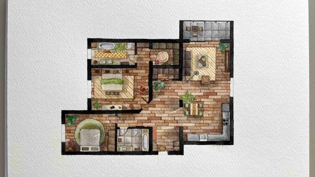 How to create a rendering of a floor plan – Winsor & Newton NA