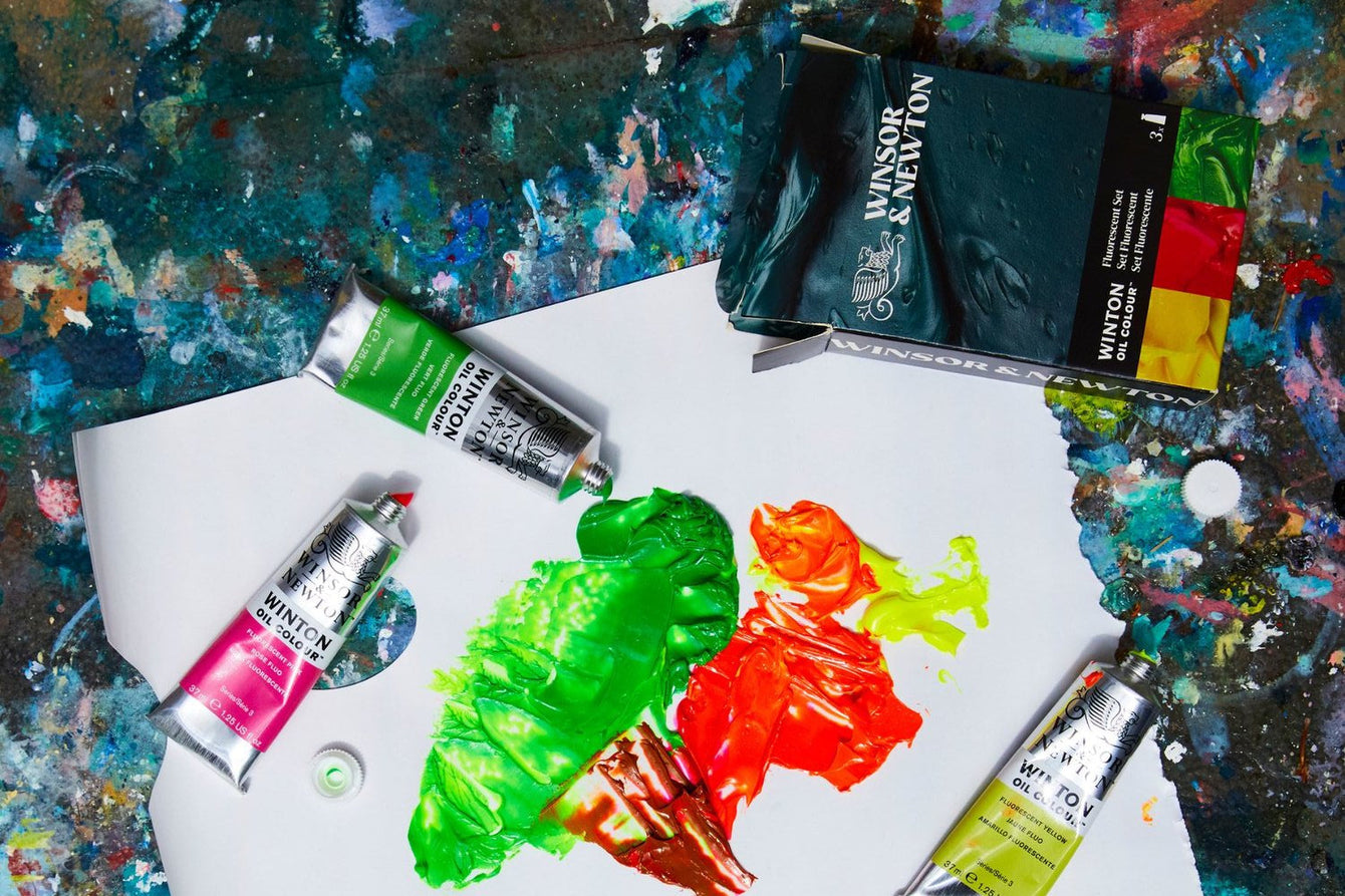 The ancient and modern in fluorescent oil paint – Winsor & Newton NA