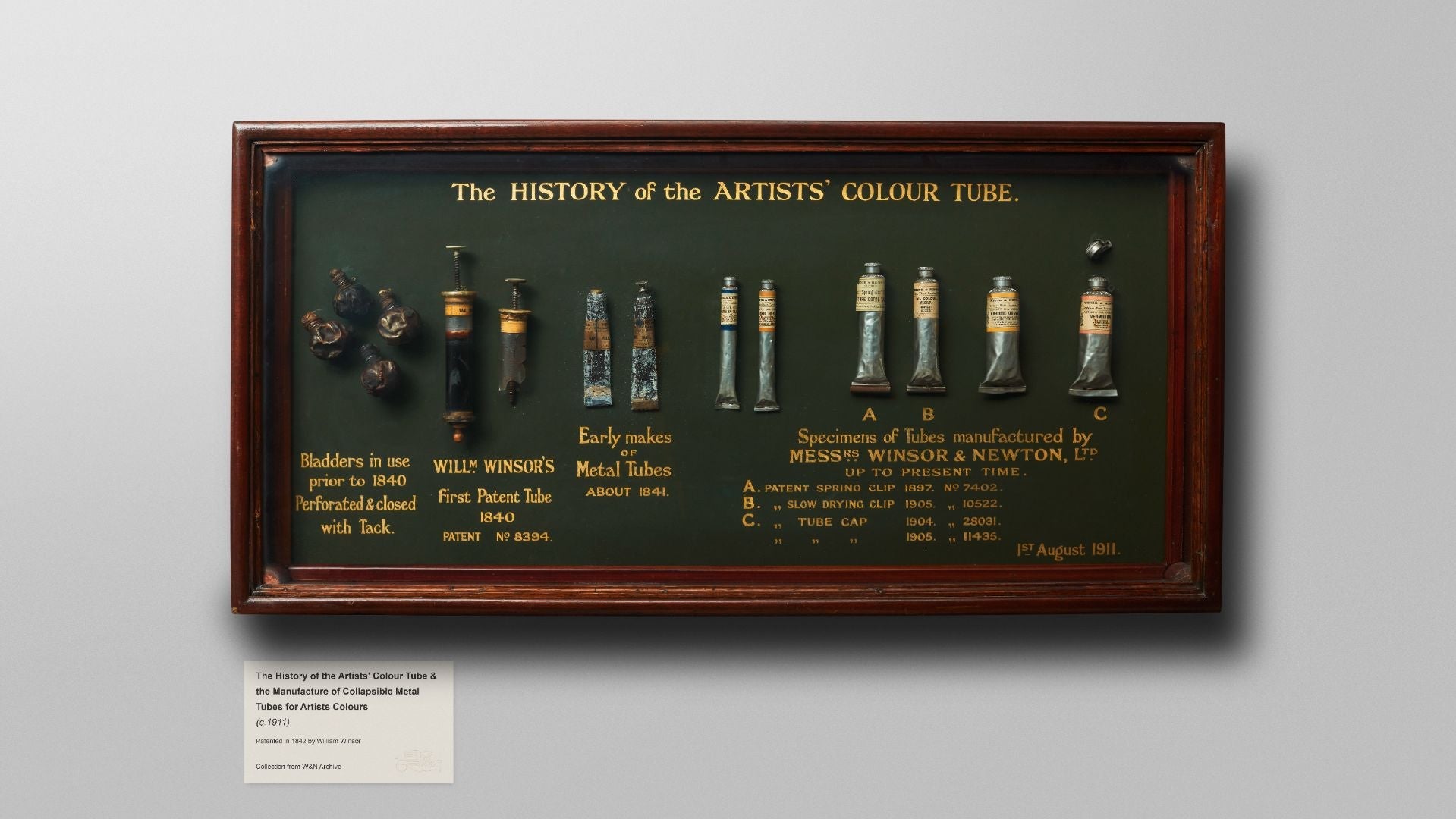 The history of the metal paint tube – Winsor & Newton NA