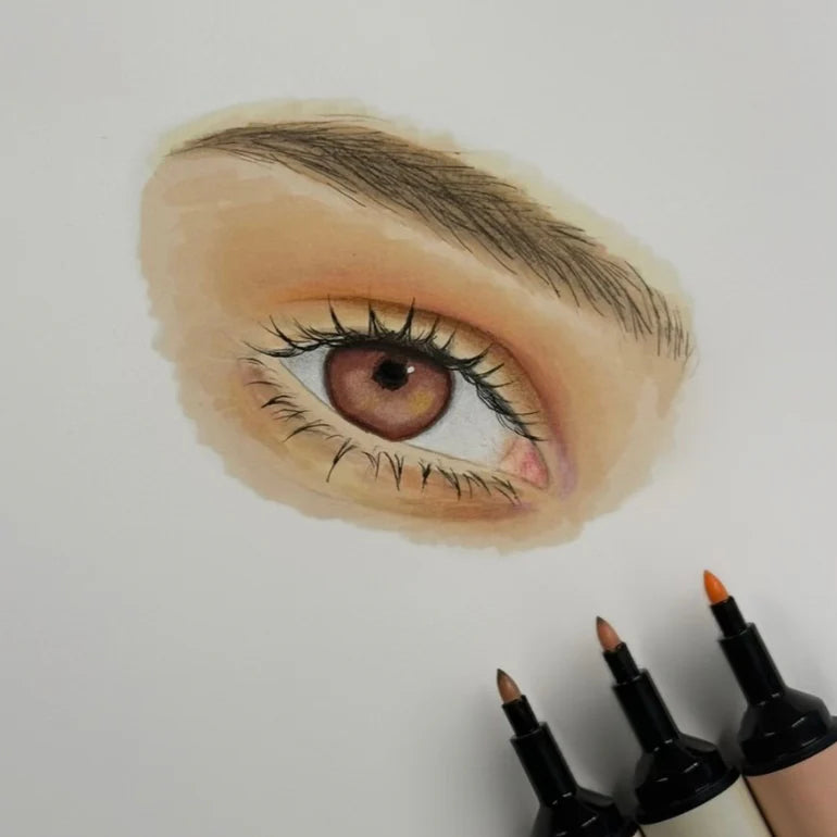 How to draw brown eyes – Winsor & Newton NA