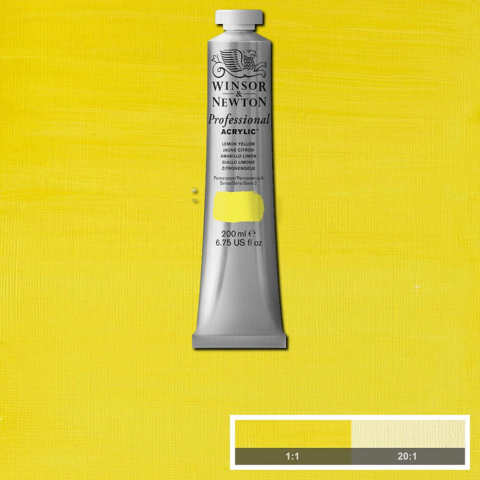 Professional Acrylic - Lemon Yellow – Winsor & Newton NA