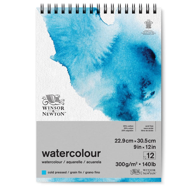 Watercolour Paper - Spiral-Bound - 300gsm/140lb – Winsor & Newton NA