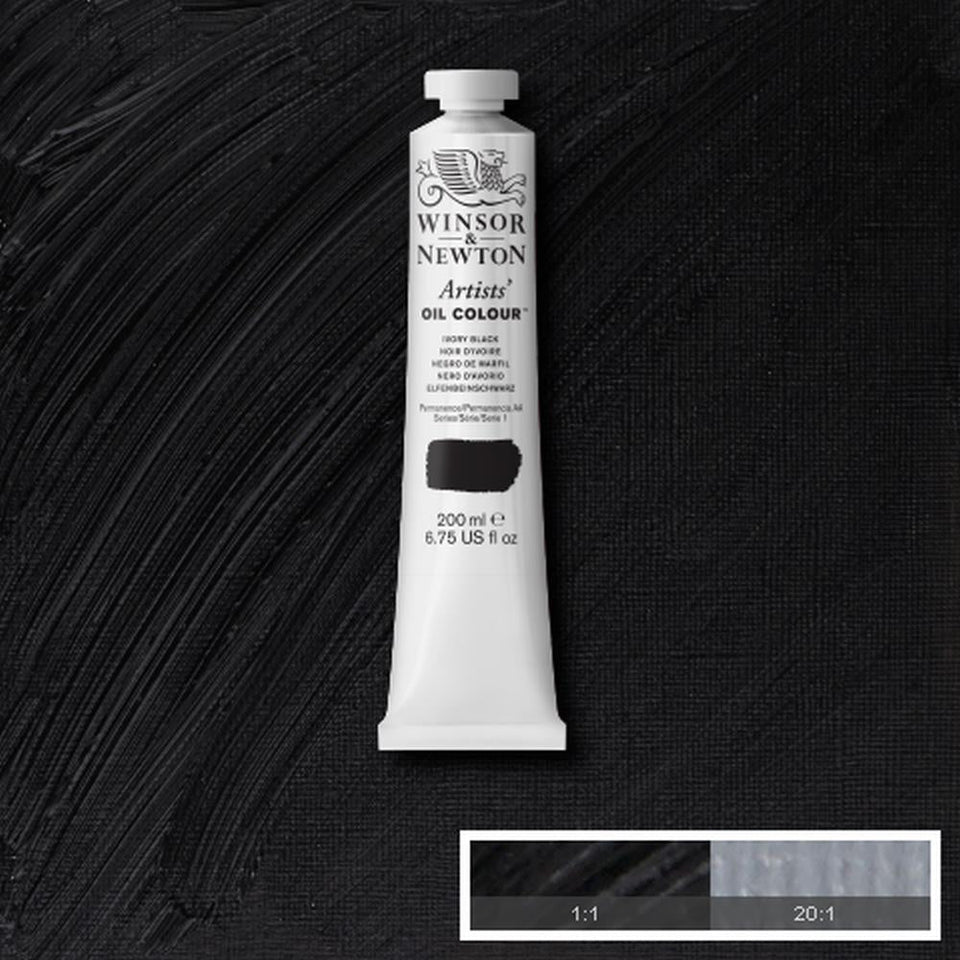 Artists' Oil Colour - Ivory Black – Winsor & Newton NA