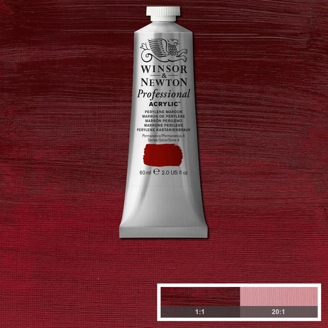 Professional Acrylic - Perylene Maroon – Winsor & Newton NA