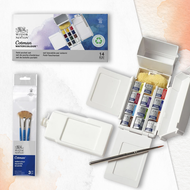 Cotman Watercolour Field Pocket Bundle – Winsor & Newton NA