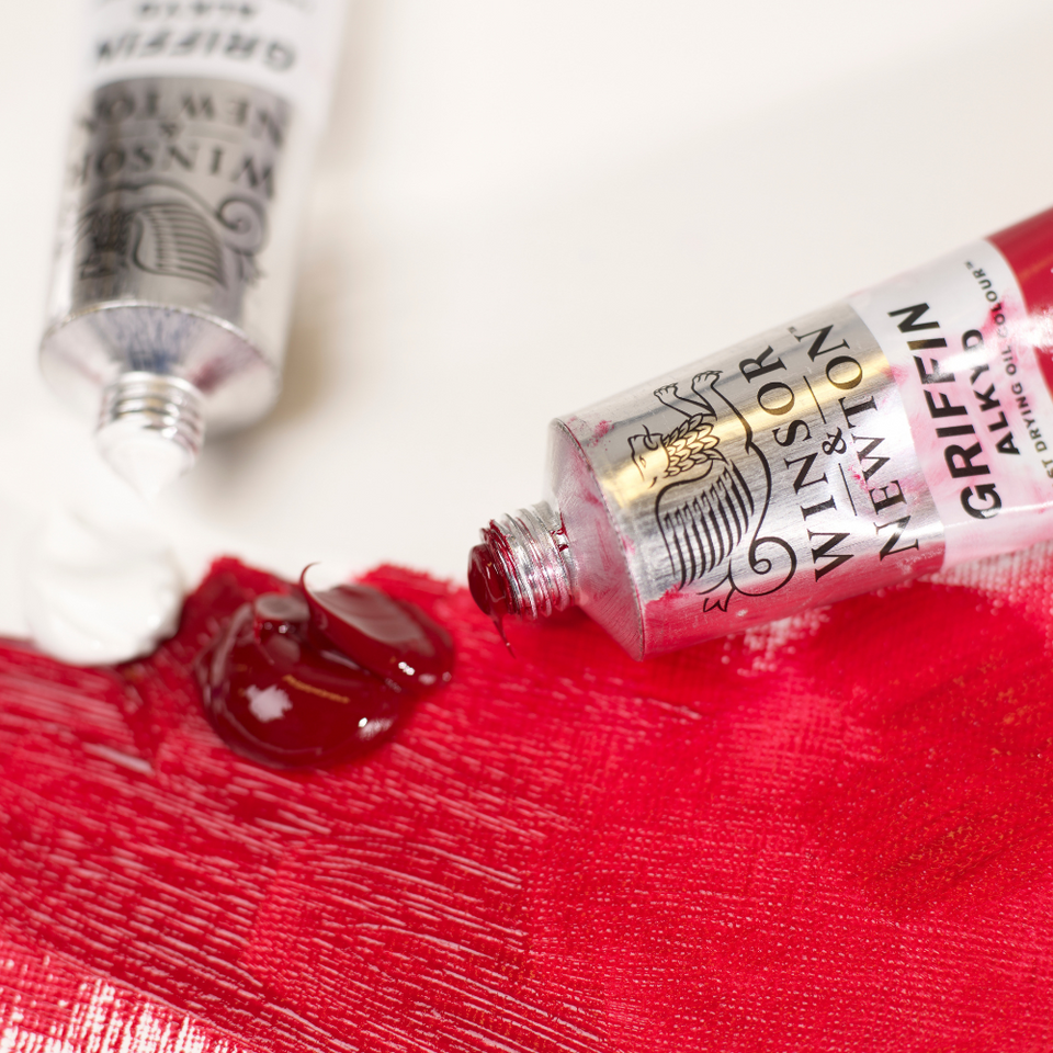 Griffin Alkyd Fast Drying Oil Colour - Vermilion Hue – Winsor & Newton NA