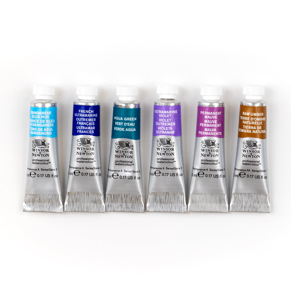 Professional Watercolour Granulating Set 6x5ml Tubes – Winsor & Newton NA